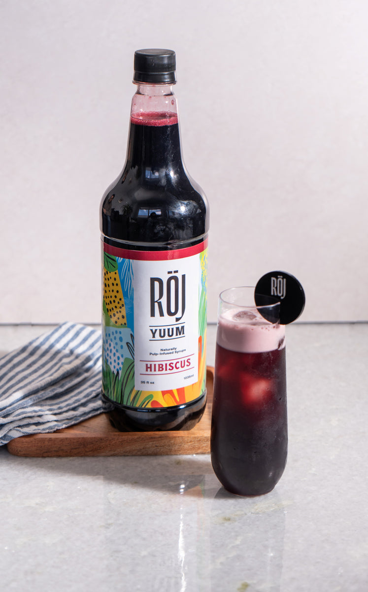 RÖJ YUUM Hibiscus Syrup - 1L – Roj Syrups
